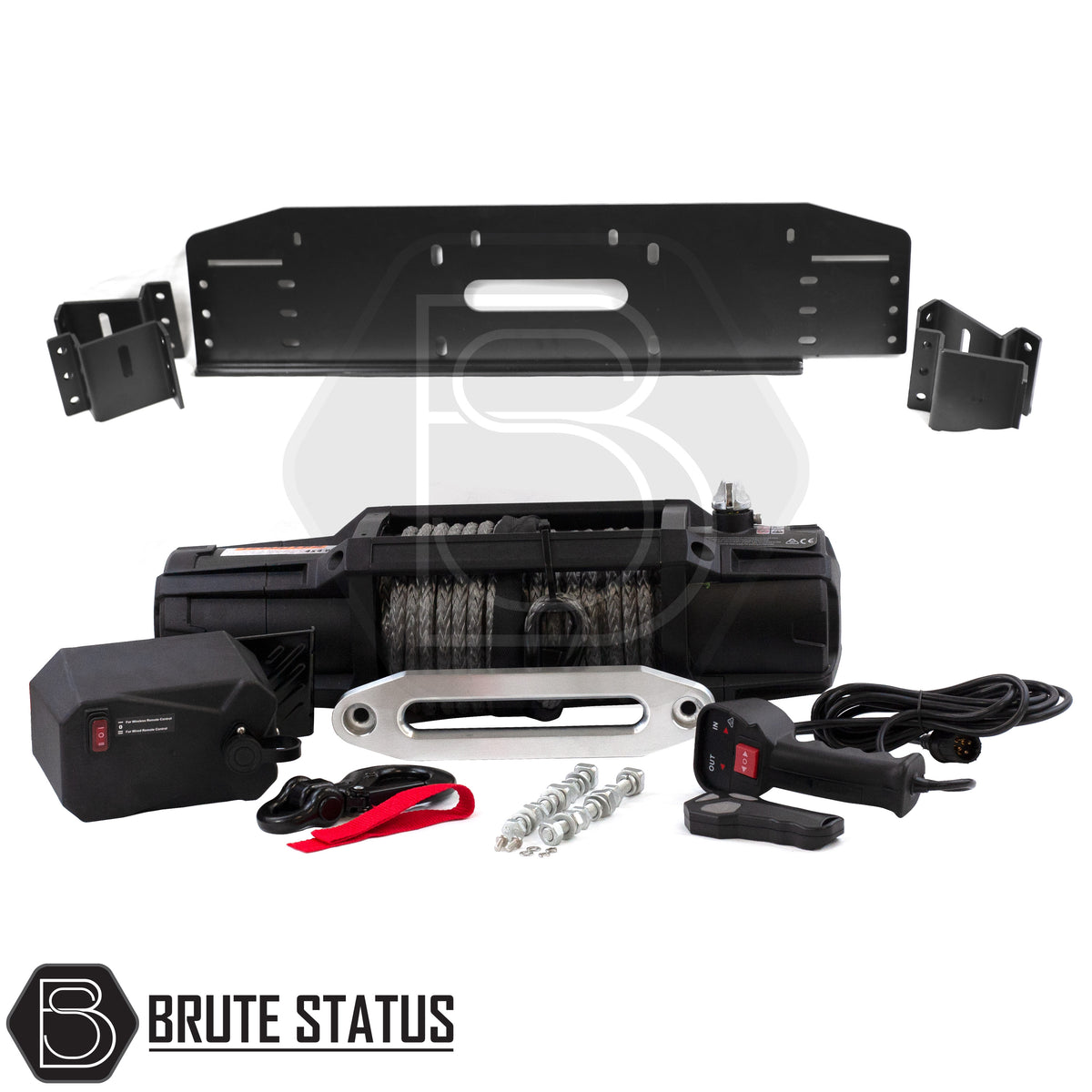 Mitsubishi L200 Series 4 2006-2014 12000LB Winch and Mounting Bracket ...