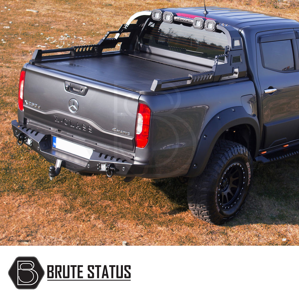 Mercedes X-Class Rear Bumper Matte Black – Brute Status