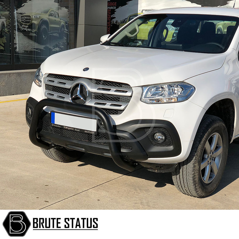 Mercedes X-Class Bull Bar (Nudge Bar) Matte Black – Brute Status