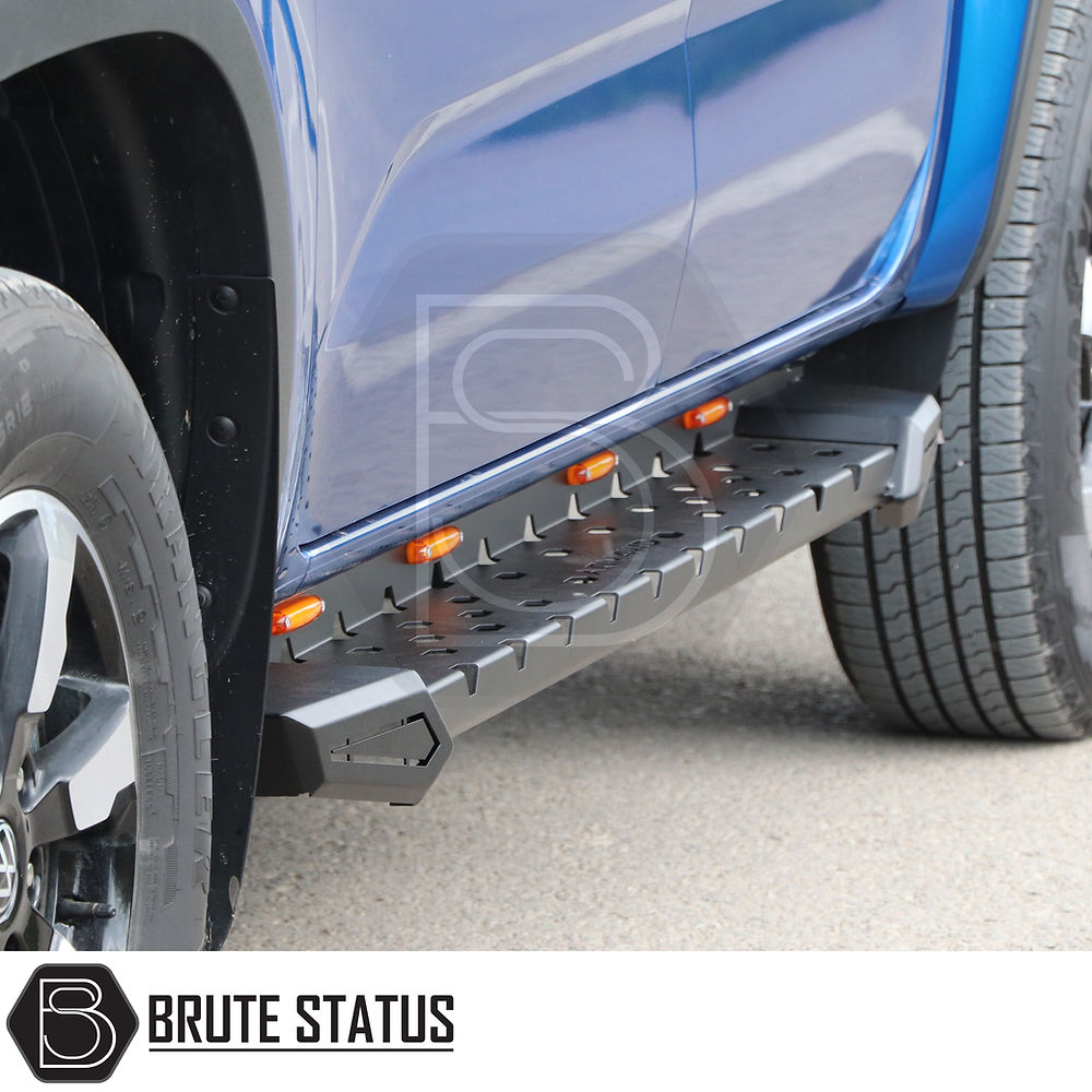 Mitsubishi L200 Series 4 2007-2014 Heavy Duty M30 Steel Side Steps ...